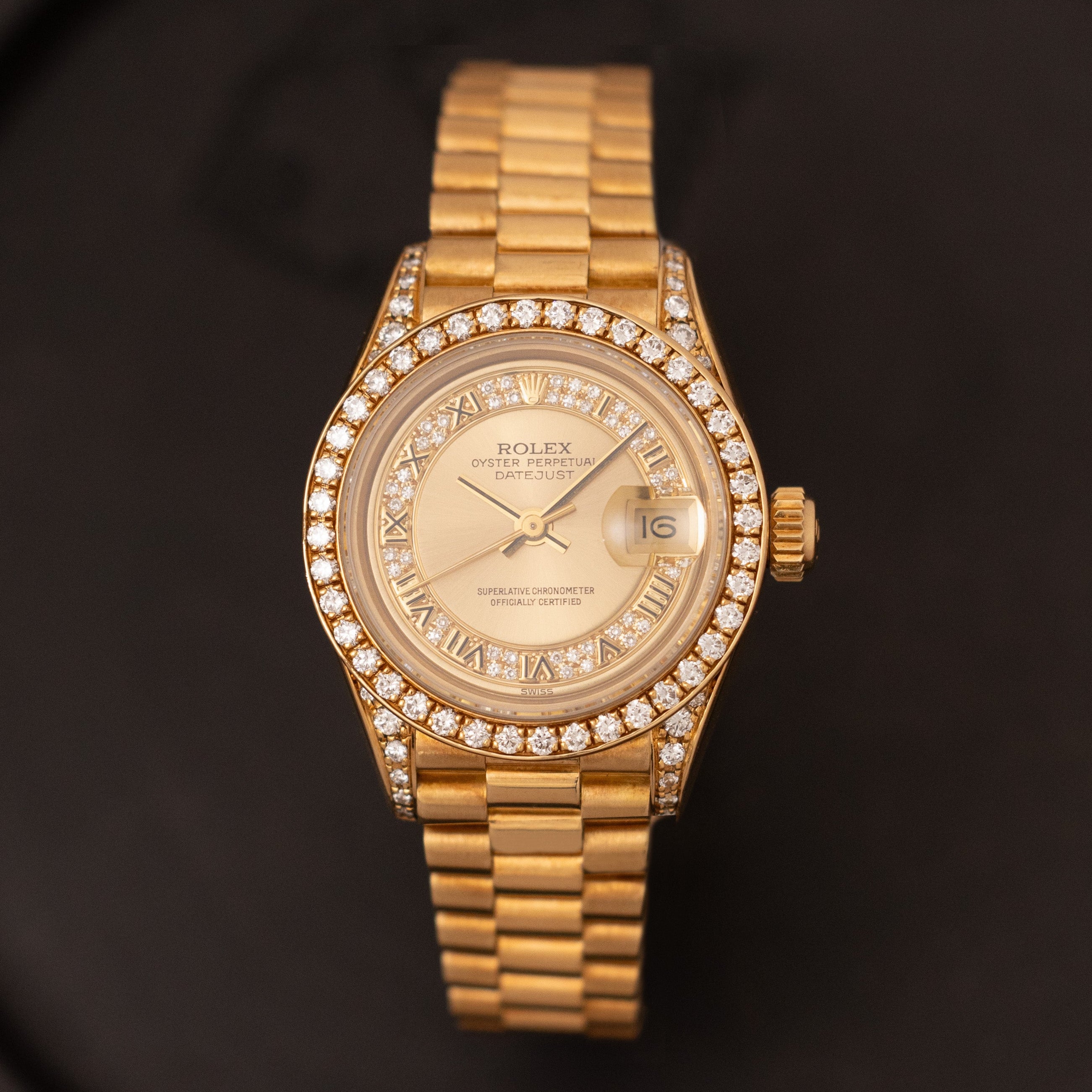 Rolex DateJust | Rolex President Crown Collection Myriad Dial Model ...