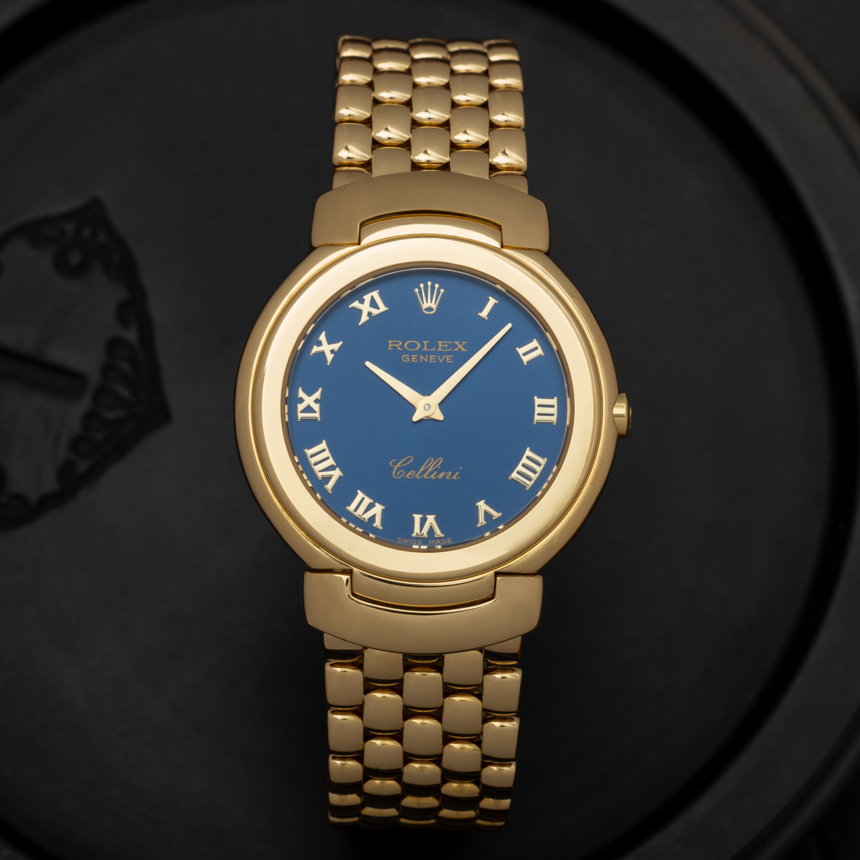 ROLEX CELLINI BLUE DIAL MODEL 6622 – STEPHANIE WINDSOR